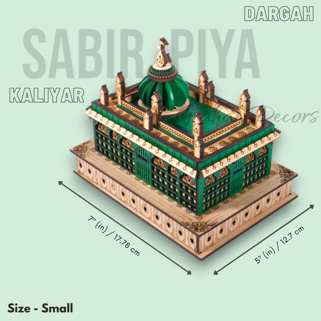 Kaliyar sharif (Dargah of sabir piya) - Graham Decors – Graham Decors
