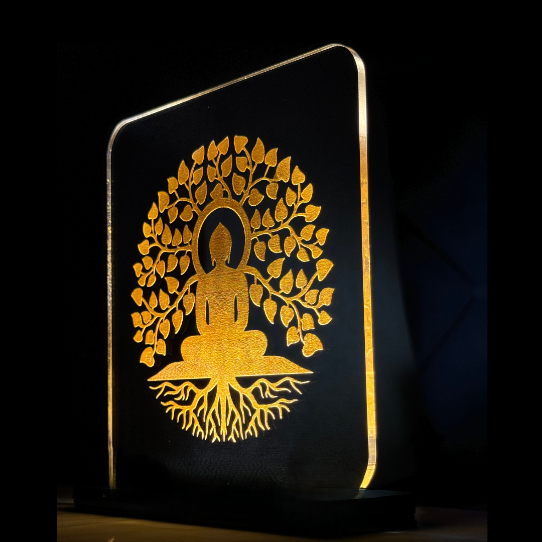 Lord Buddha LED Light Lamp - Graham Decors