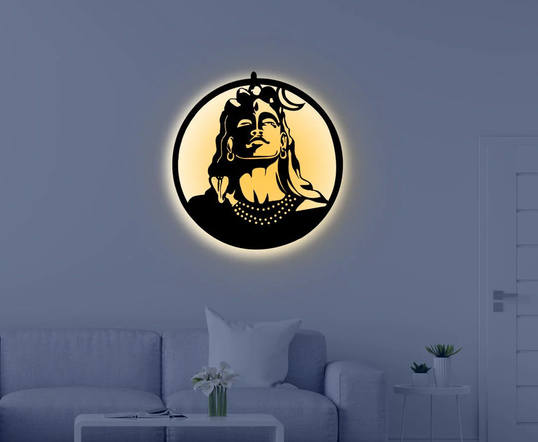 Lord Shiva LED Wall Decor Light - Graham Decors – Graham Decors