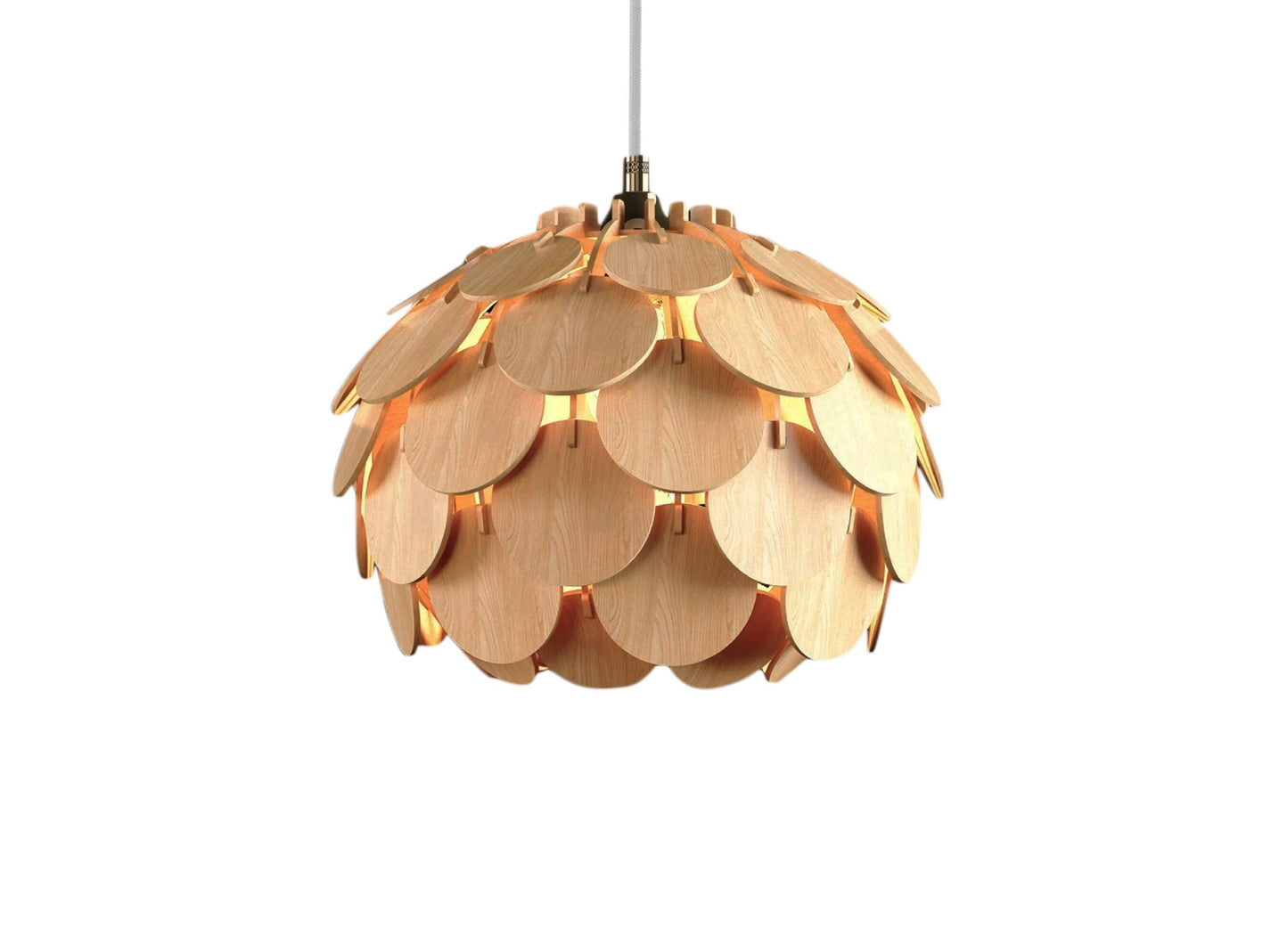 Modern Wooden Pendent Lamp - Graham Decors