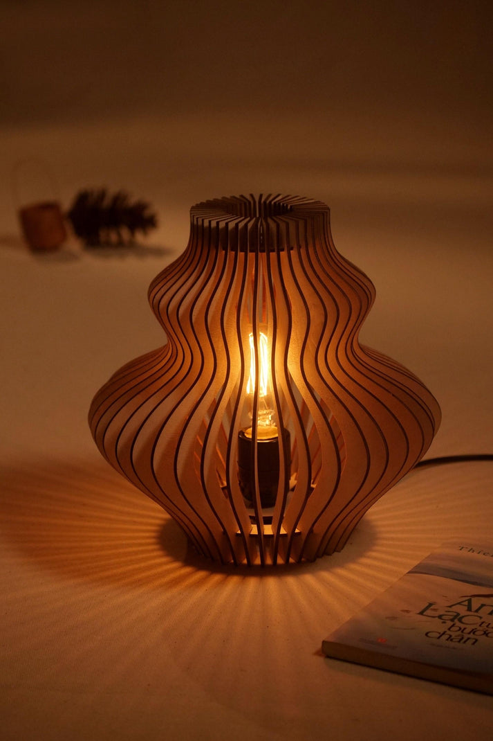 Wood Pendant Chandelier Design Lamp - Graham Decors